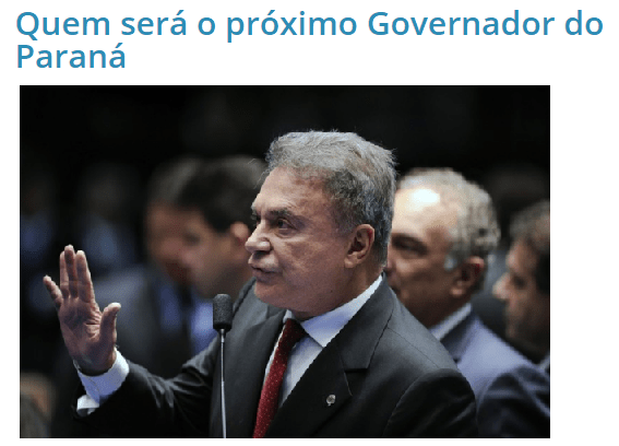 Blog Odair Matias divulga pesquisa realizada no Estado do Paraná sobre ...