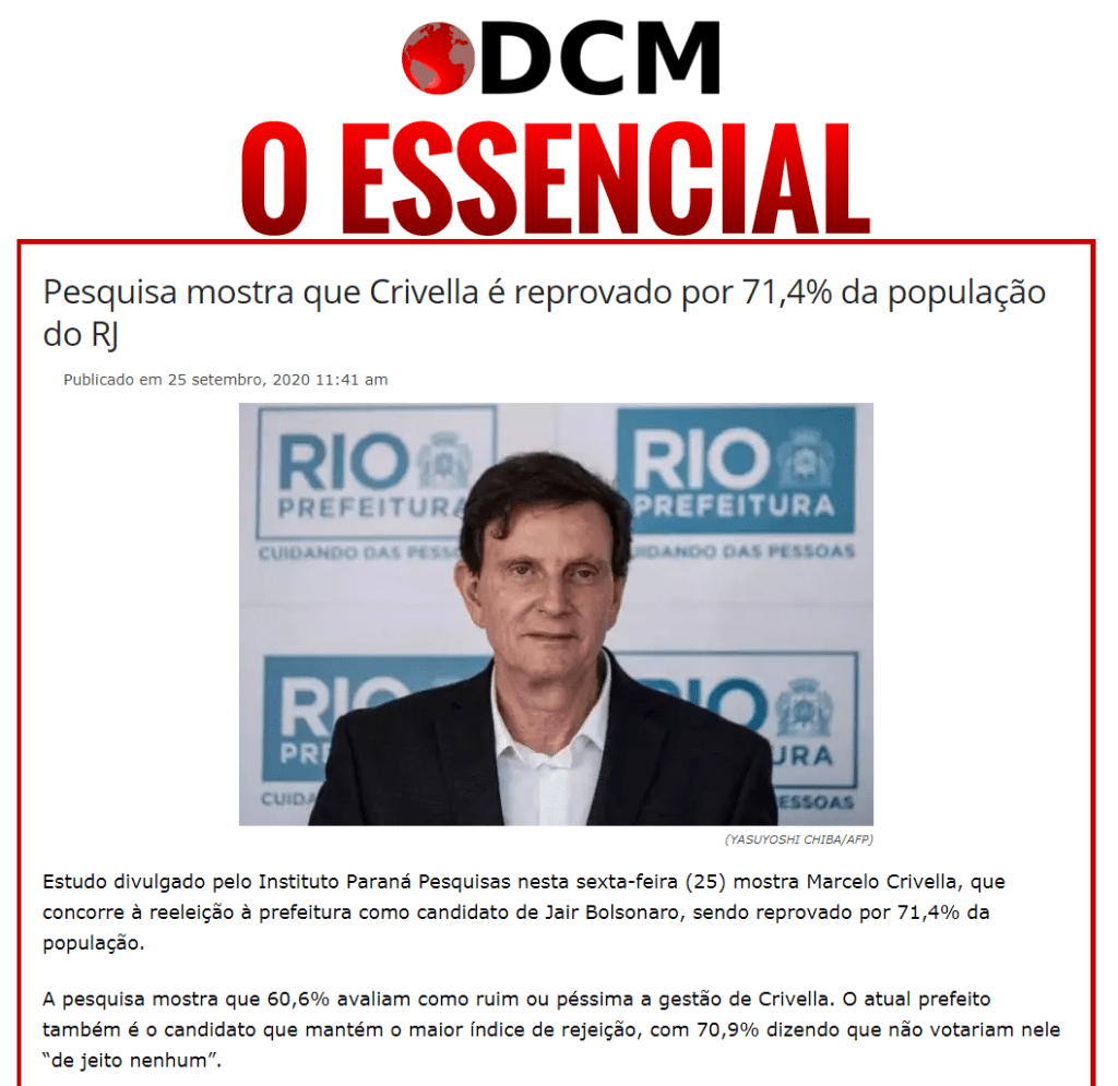 Diário do Centro do Mundo divulga pesquisa realizado pela Paraná ...